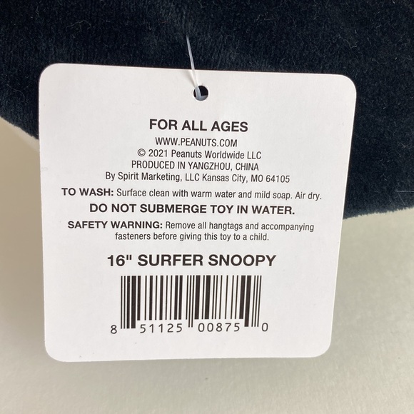 Peanuts | Toys | Hawaii Surfer Snoopy With Surfboard Plush Stuffed Toy ...